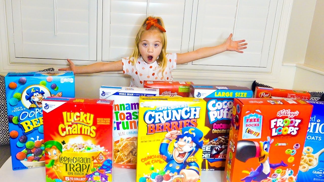 Don’t Choose The Wrong Cereal Slime Challenge