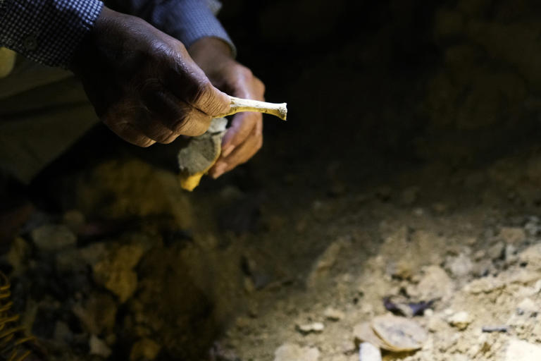 An Okinawan bone digger searches for remains from one of the fiercest ...