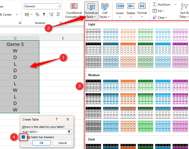 Don't Create Tables in Word: Use Excel Instead
