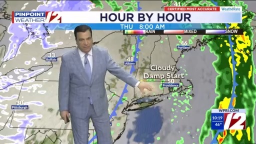 Damp Start Thursday Morning