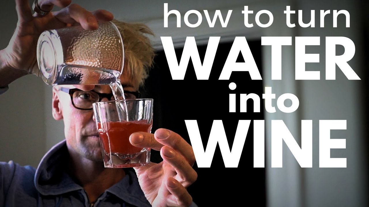 How to turn water into wine at any party using magic