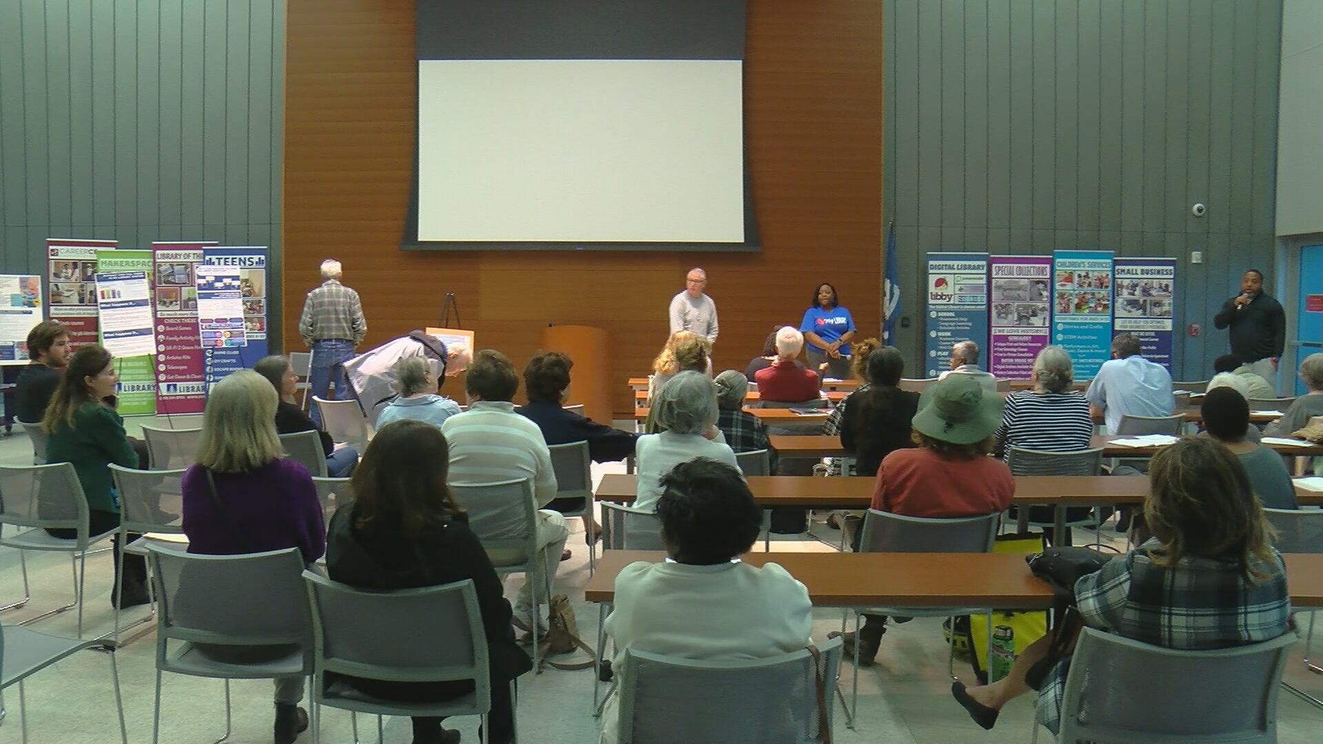 Library open house discussion on funding brings in dozens of concerned ...