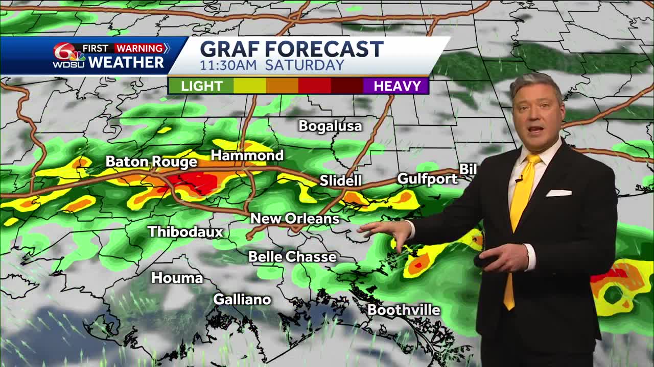 Chilly Thursday, warmer Friday, strong/severe storms possible Saturday