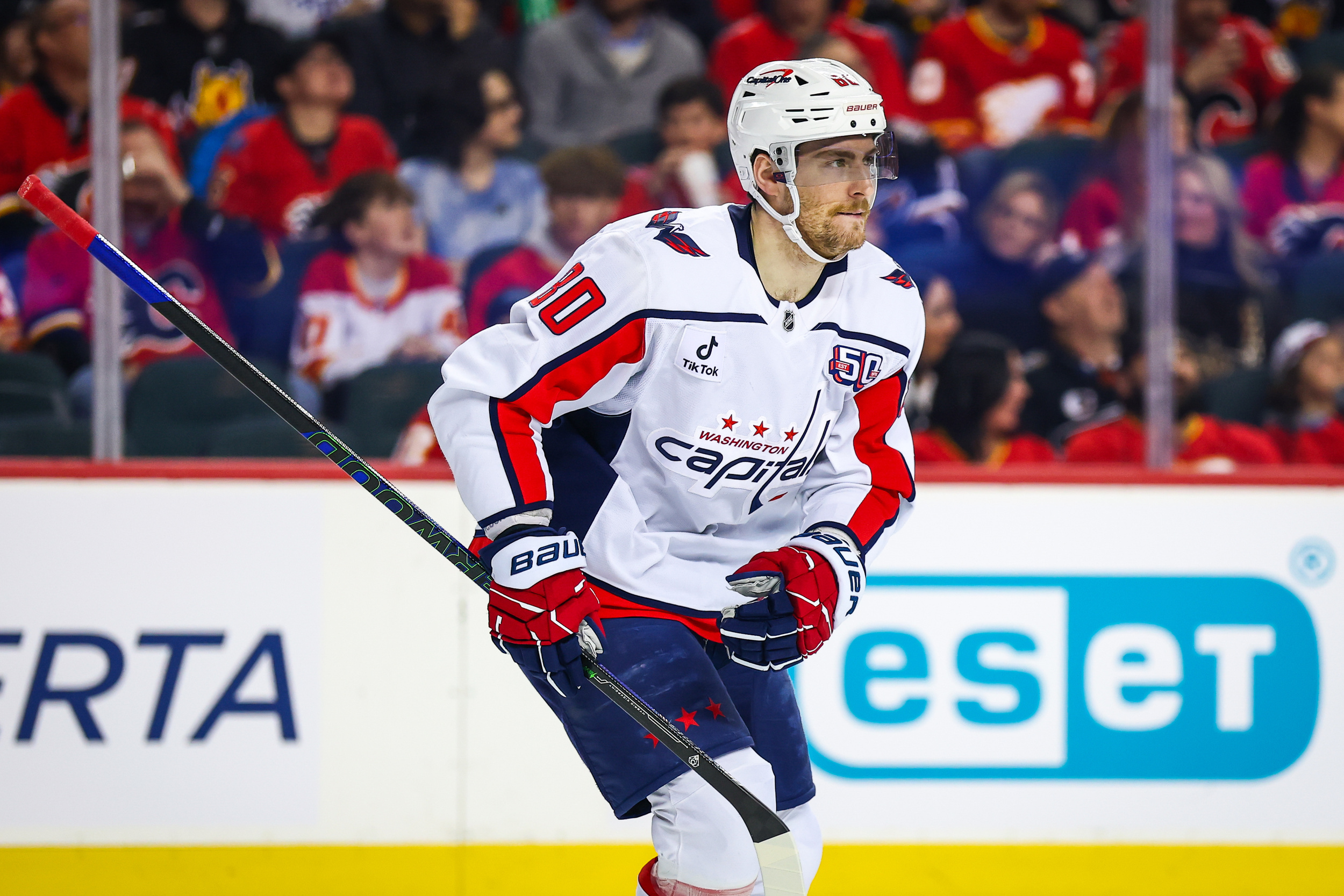 Pierre-Luc Dubois backs up Capitals HC's lofty comments with recent play
