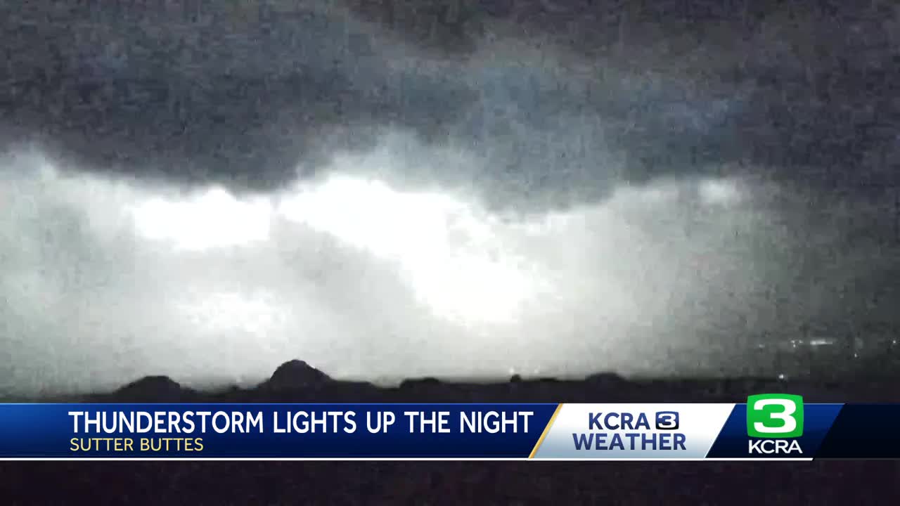 NorCal Weather Updates: Lightning strikes, hail falls in Stockton ...