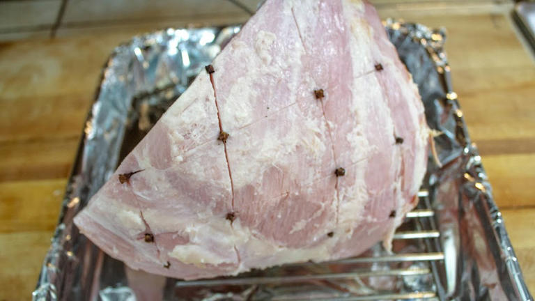 The honey glaze on this holiday ham is sweet, sticky, and the perfect ...