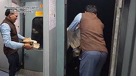OBHS Staffer On Mumbai-Bound Train Disposes Garbage On Rail Tracks To Empty Coach's Dustbin ...