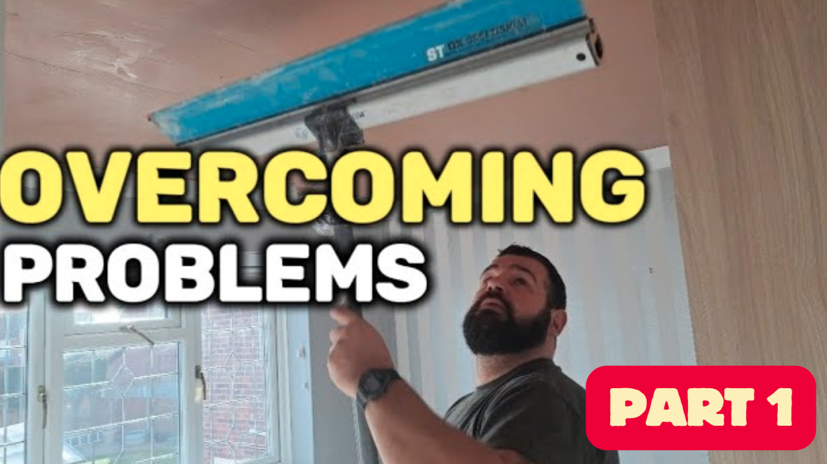 Plastering Over Artex | Advanced. 2 Ceilings at a Time • Overcoming ...