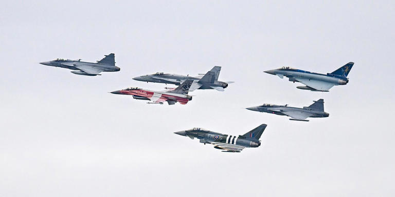 Förslag: 120 europeiska flyg i Ukrainas skyar