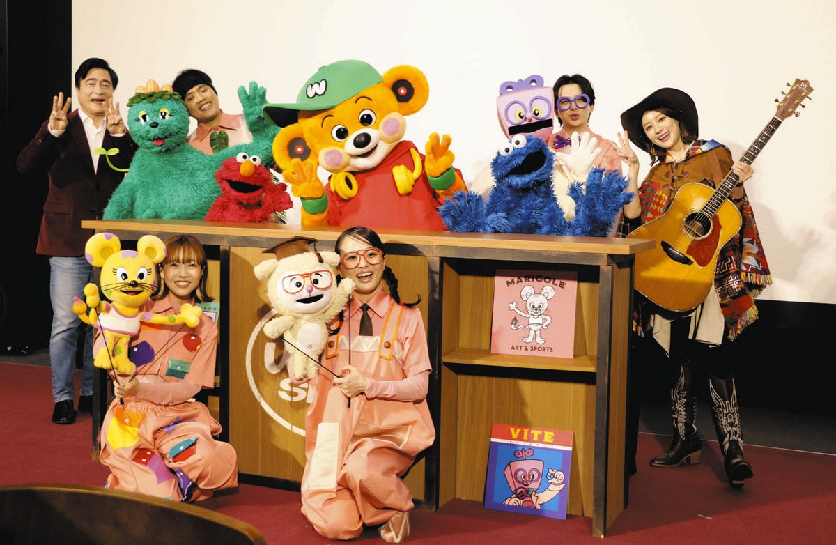 セサミストリートが22年ぶりにNHKレギュラー番組に登場 31日スタートの子ども向け番組「ザ・ウェイキー・ショウ」