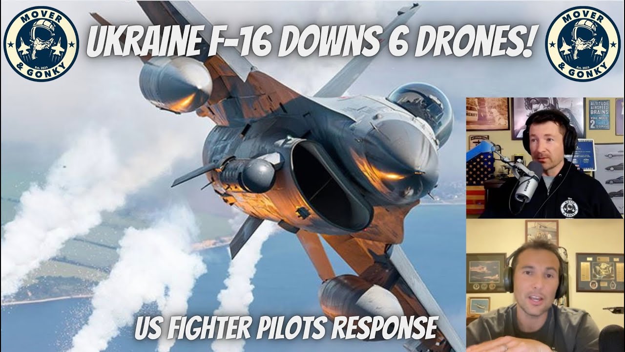 U.S. Pilots Break Down Ukraine’s F-16 Drone Kill