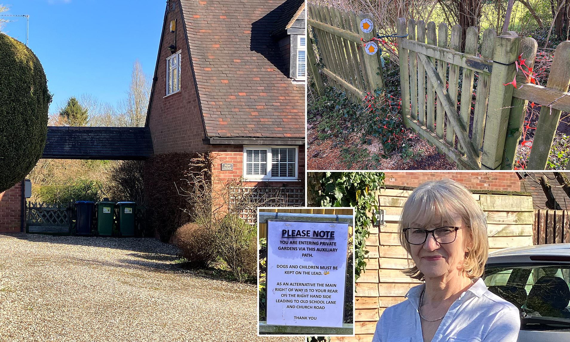 Locals fear man's plan to build new snug will block historic footpath