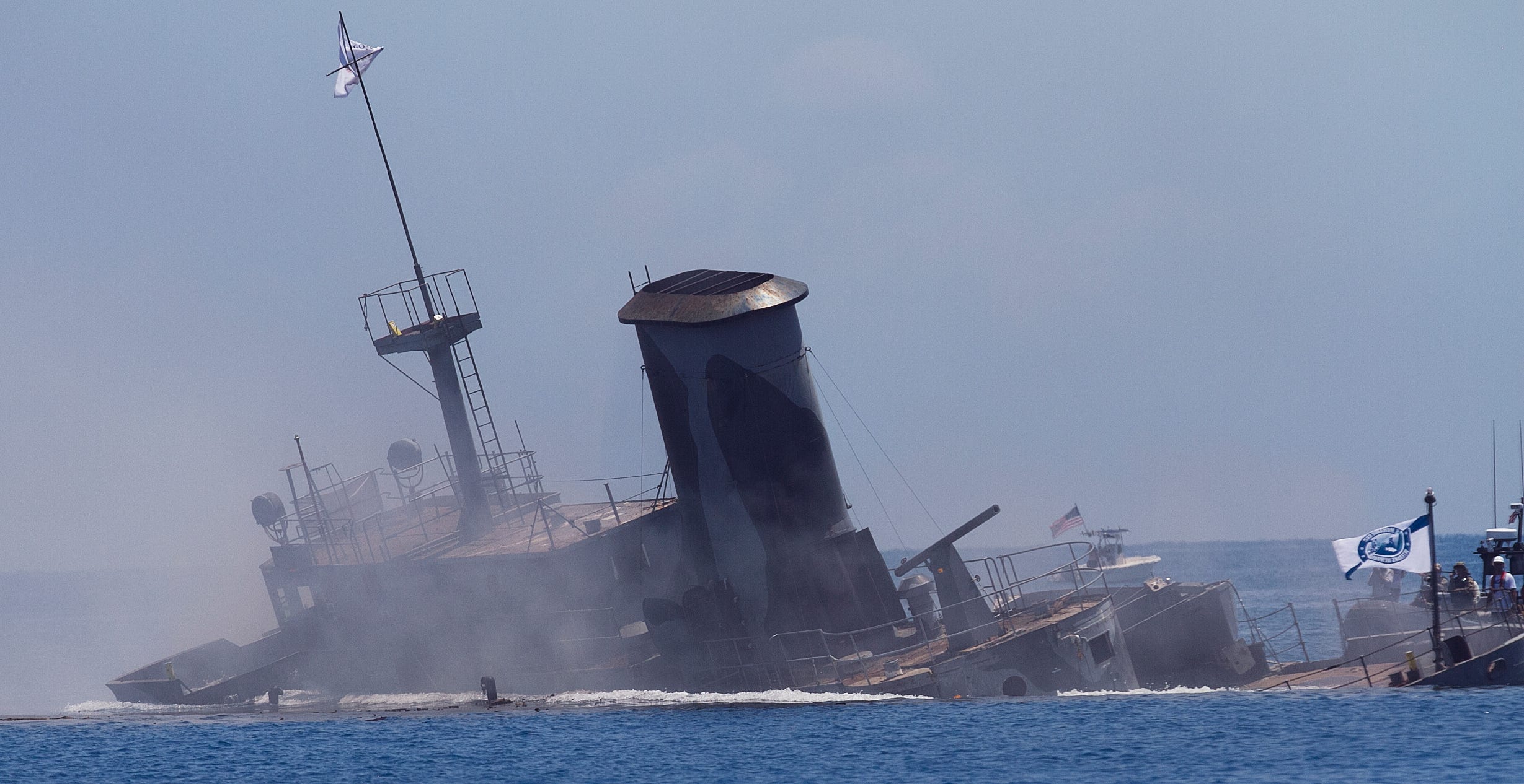 Lee County's USS Mohawk artificial reef is always something to behold