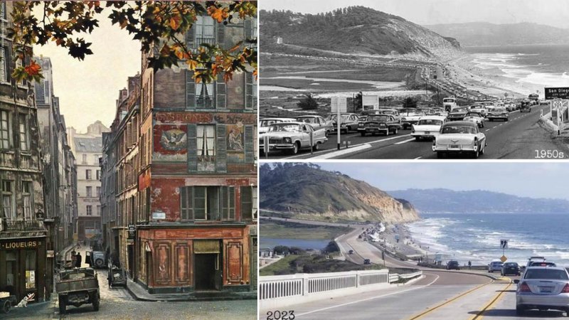 24 Images Of Famous Cities In The 1950s