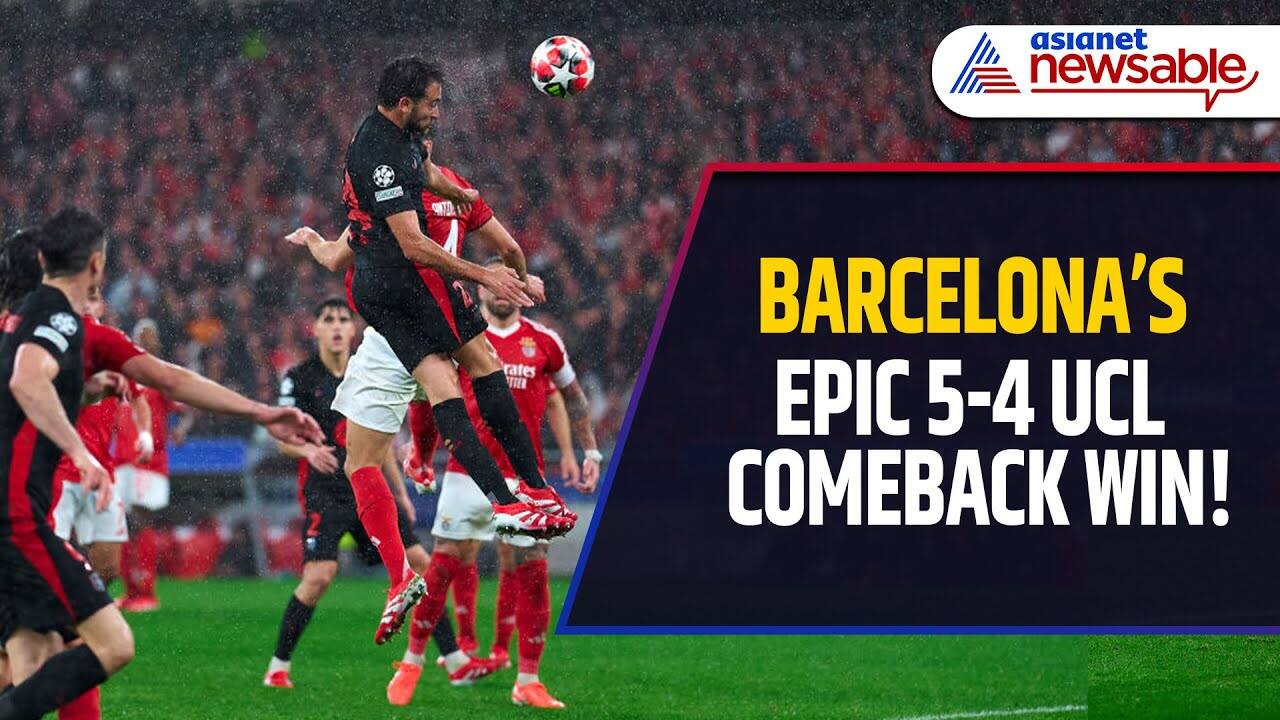 Barcelona's Thrilling 5-4 COMEBACK Against Benfica in UCL Classic!