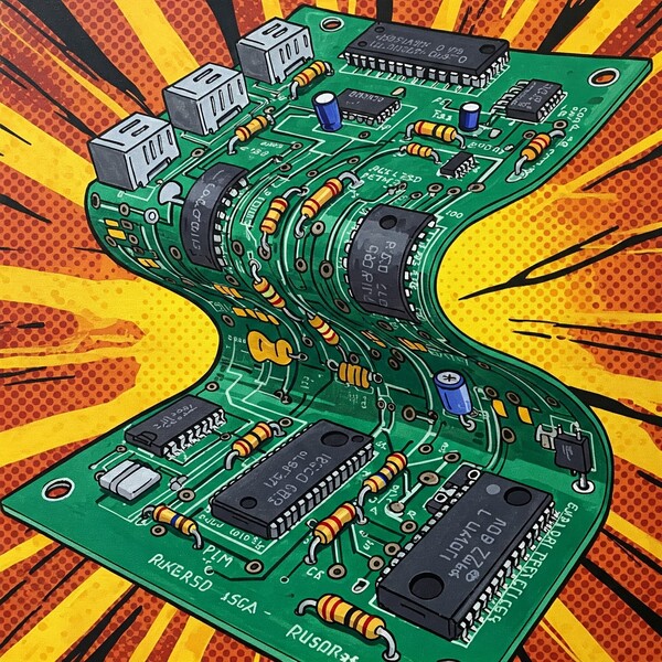 KAIST, 7배 늘어나는 신축성 전자기판 개발