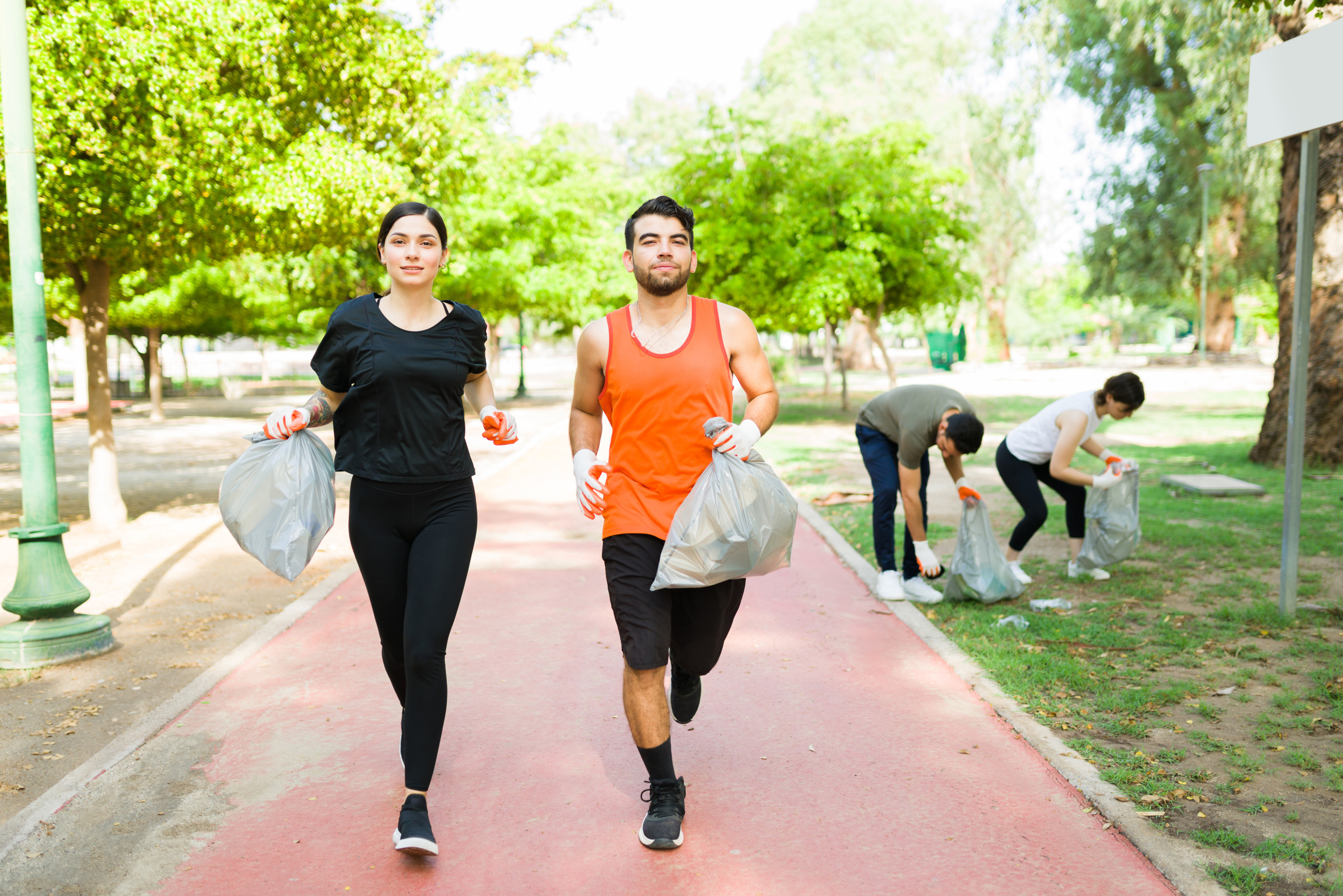 What is plogging, and how is it beneficial?