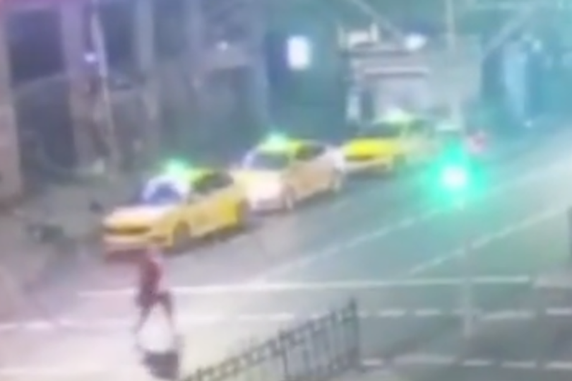 CCTV shows Rangers fan killed in Istanbul moments before being hit by car