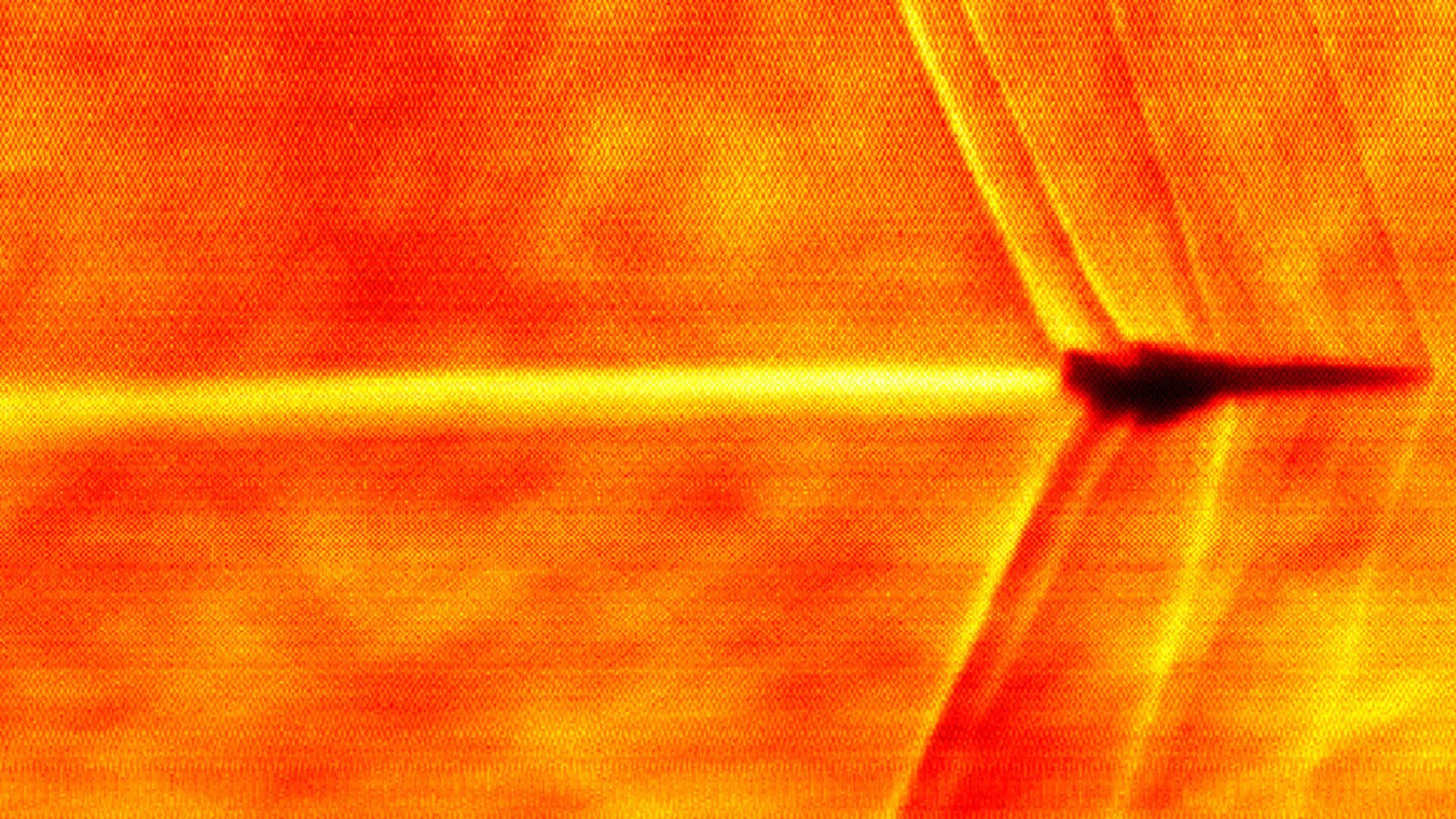 Nasa veröffentlicht erstes Foto eines Jets, der Schallmauer durchbricht