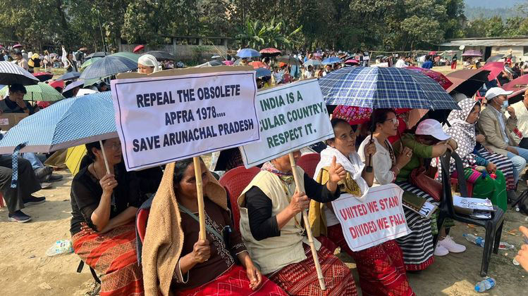 Arunachal: Thousands of Christians protest against 'draconian' anti ... Arunachal: Thousands of Christians protest against 'draconian' anti ...