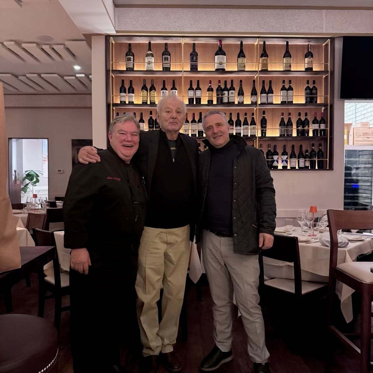 Comedian Bill Murray dines in Westchester