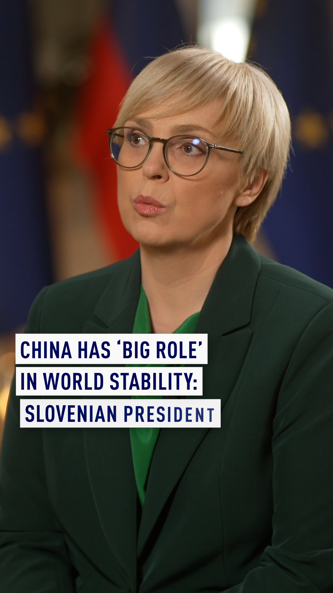 China has ‘big role’ in world stability: Slovenian President