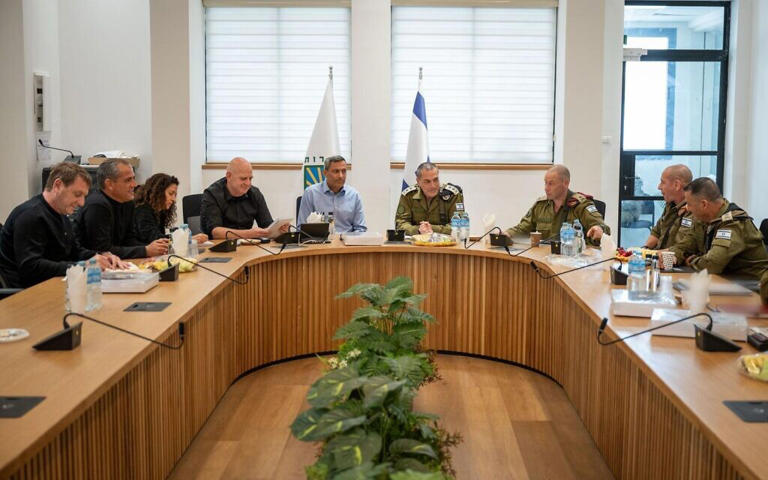 New IDF chief Zamir meets with mayors, heads of local councils in Gaza ...
