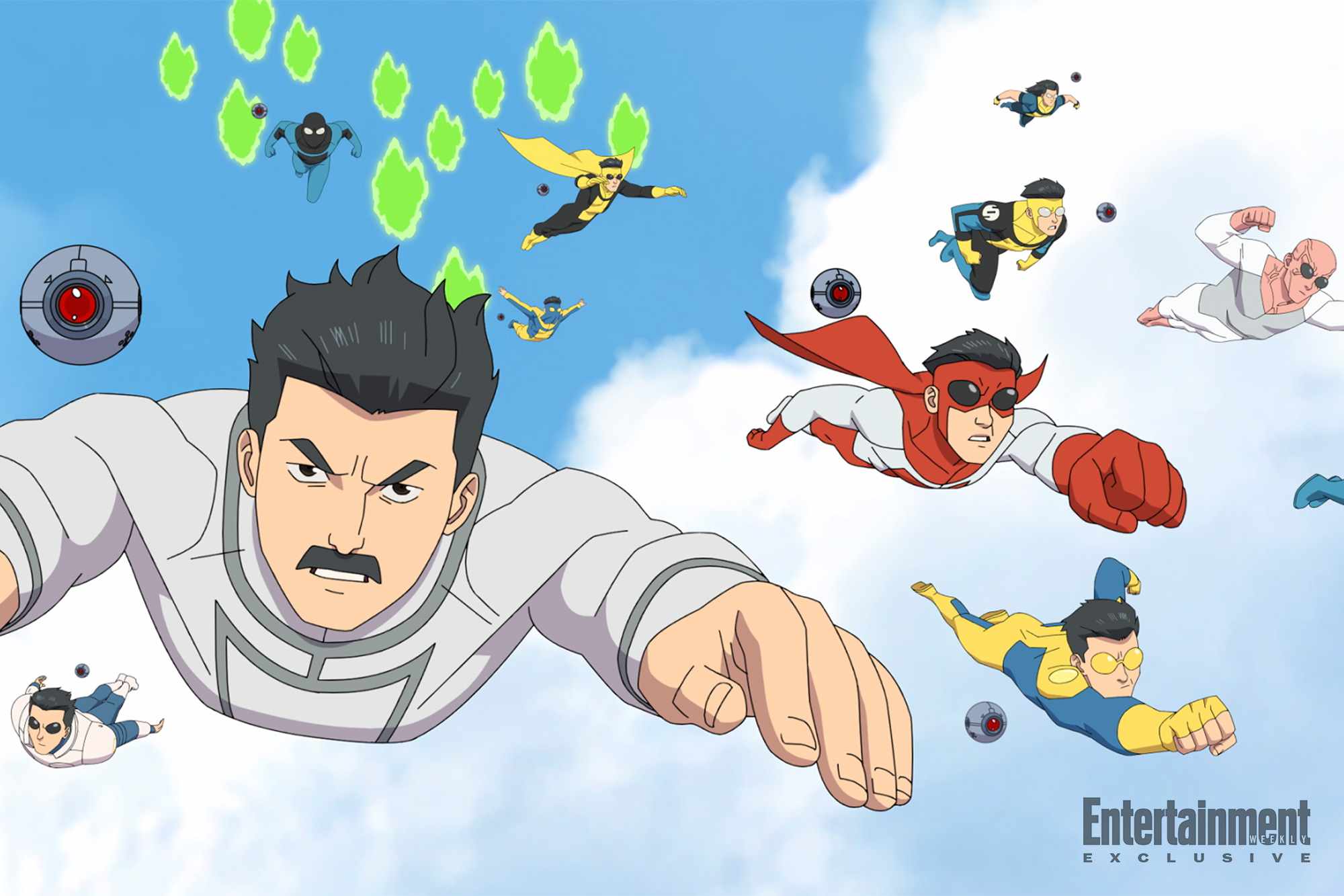 “Invincible” team breaks down Steven Yeun's 18 Mark variants and that ...