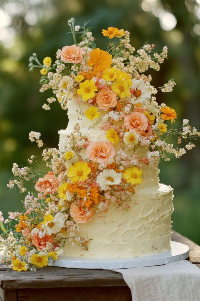 Wildflower Wedding Cakes: 95 Magical Designs to Inspire You 🎂