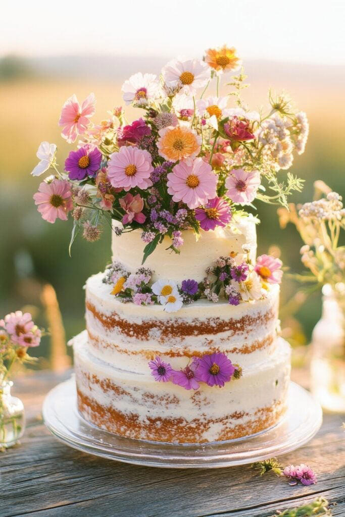 Wildflower Wedding Cakes: 95 Magical Designs to Inspire You 🎂