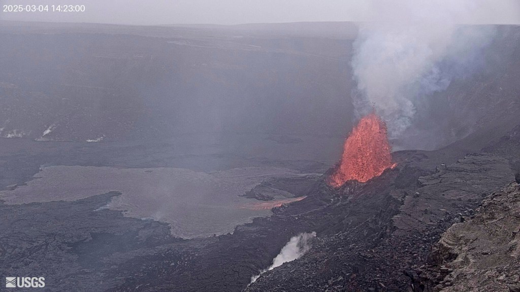 In pictures: US volcano’s lava spews 180 metres into the air in latest ...