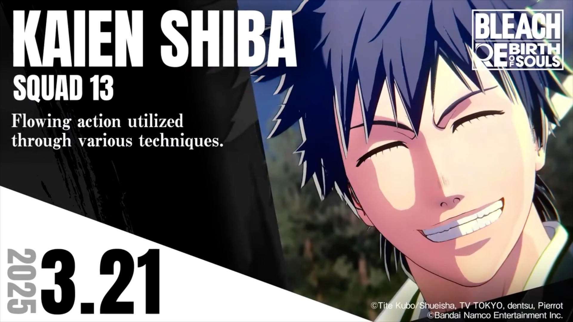 Bleach Rebirth of Souls Official Kaien Shiba Character Trailer