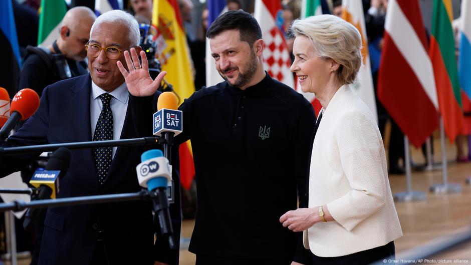 Ukraine updates: EU leaders meet at emergency summit