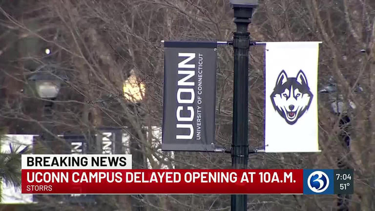 Power outage leads to delayed opening for UConn’s Storrs campus