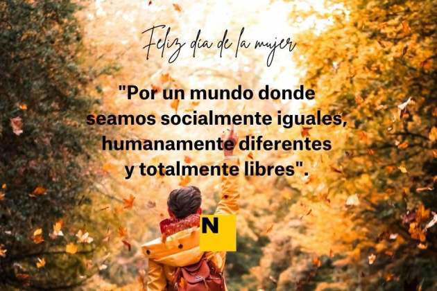 ¡Feliz Día de la Mujer 2025! Frases bonitas con foto para enviar para el Día Internacional de la ...