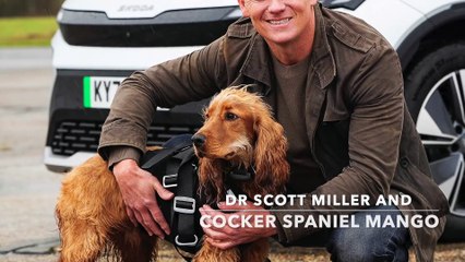 Dr Scott Miller and his dog Mango