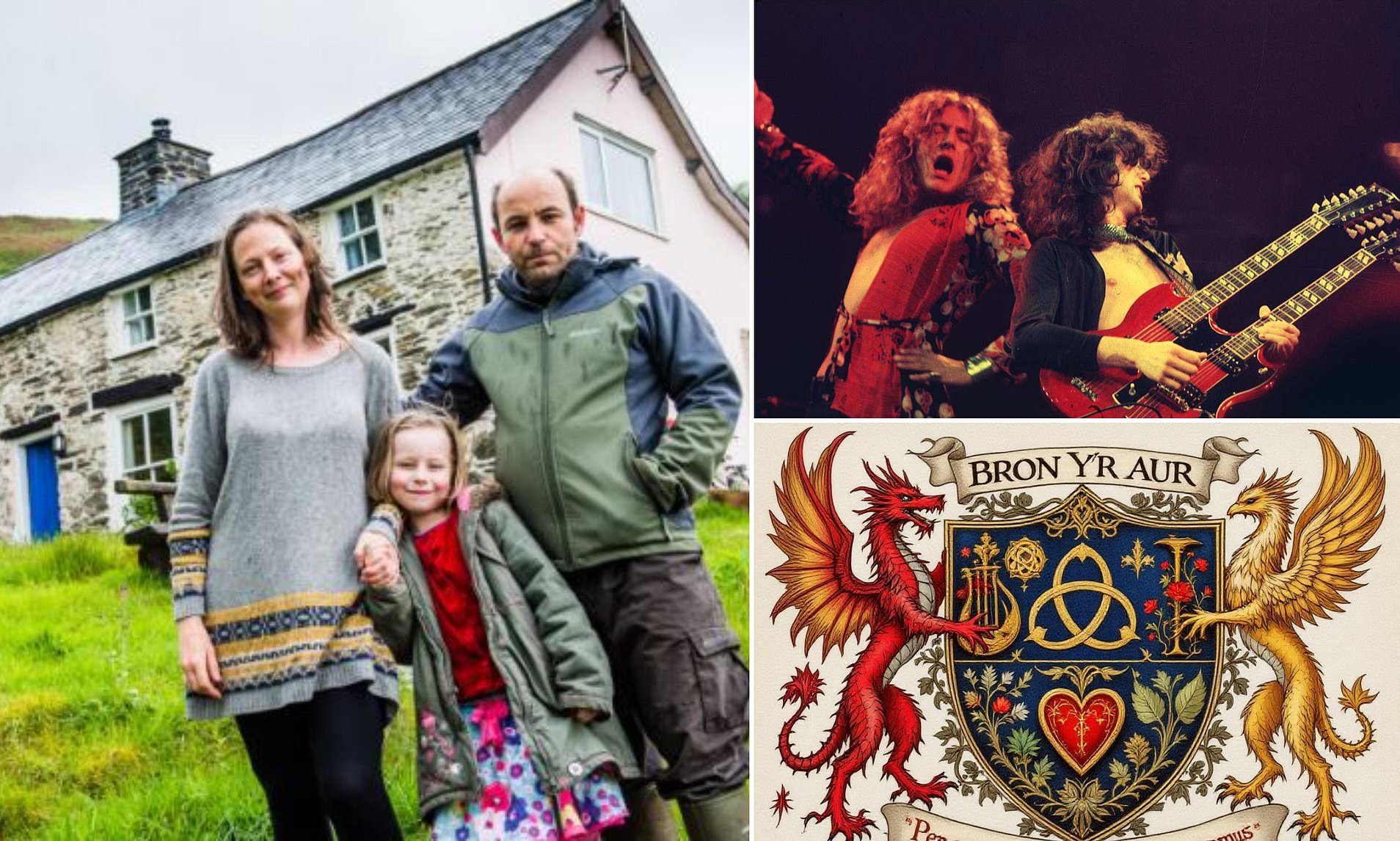 Man turns cottage that inspired Led Zeppelin into its own country