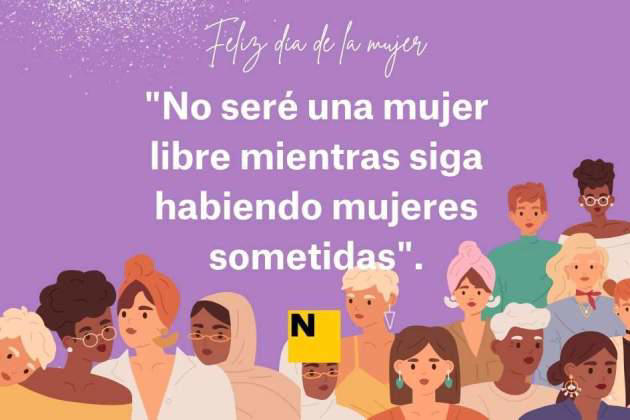 ¡Feliz Día de la Mujer 2025! Frases bonitas con foto para enviar para el Día Internacional de la ...