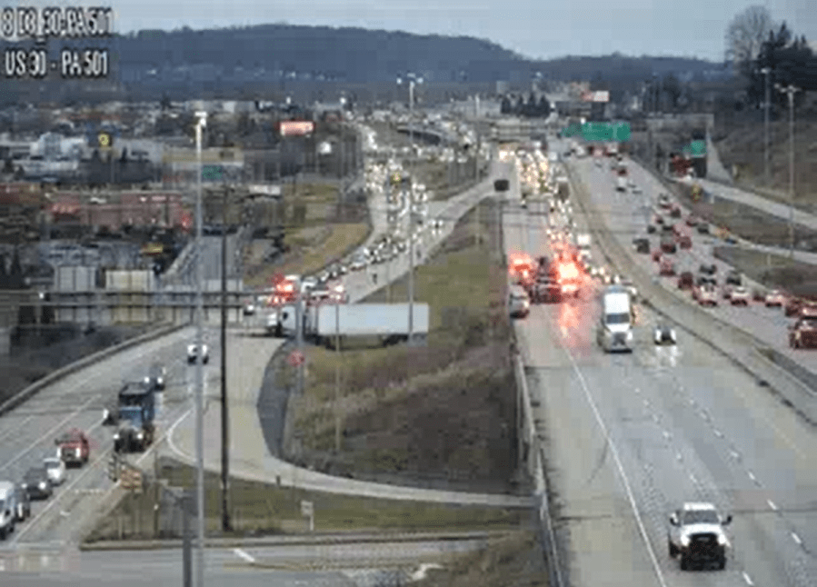 Crash blocks multiple lanes on US 30 in Lancaster County
