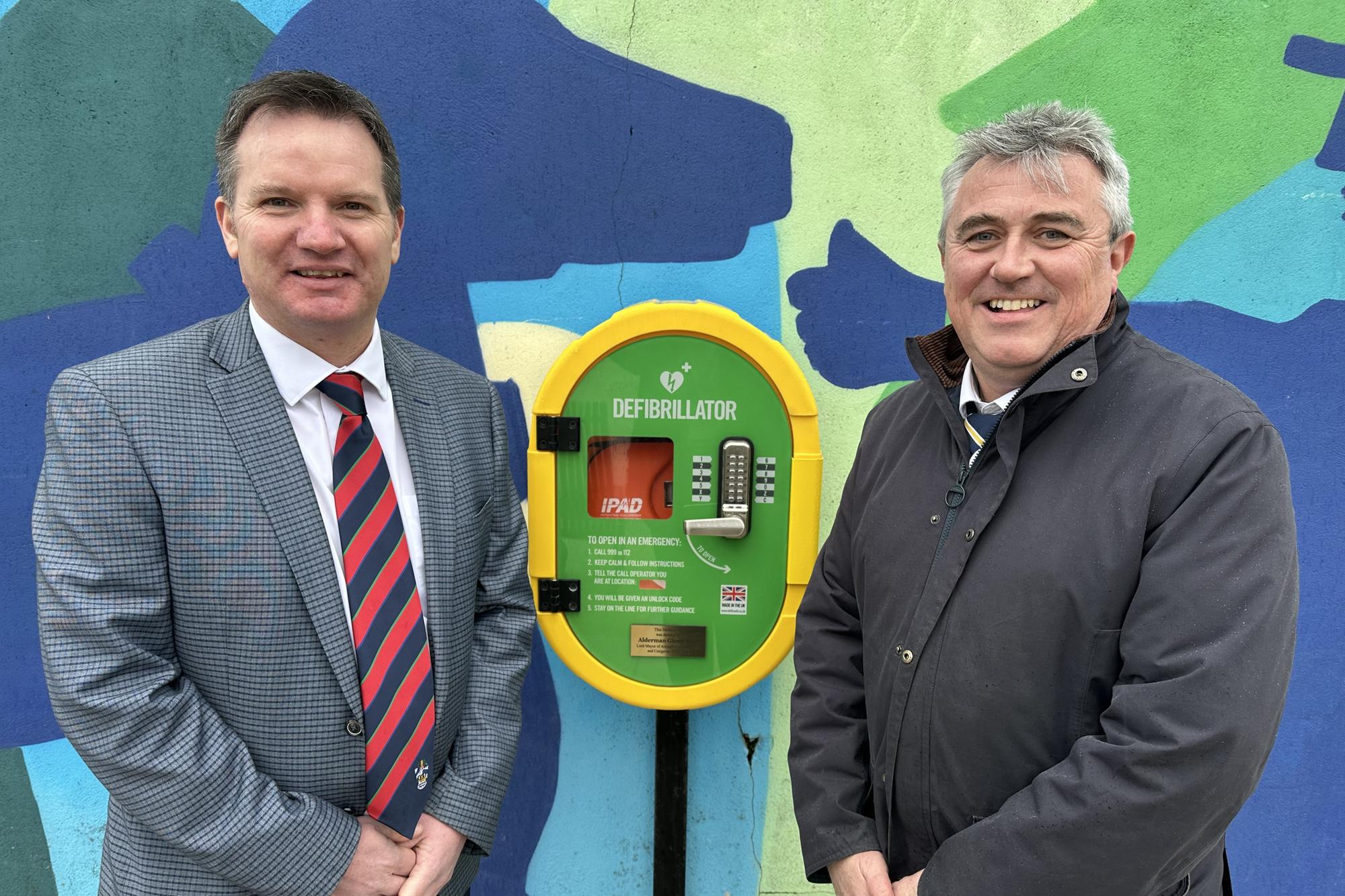 New community defibrillator installed in Banbridge