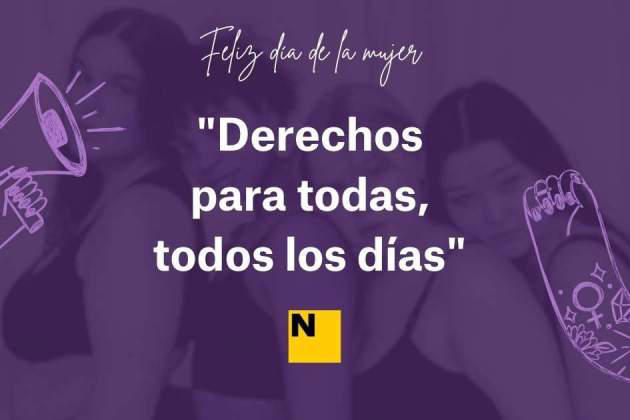 ¡Feliz Día de la Mujer 2025! Frases bonitas con foto para enviar para el Día Internacional de la ...
