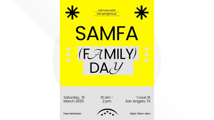 March Free Family Day at SAMFA includes entry into featured galleries