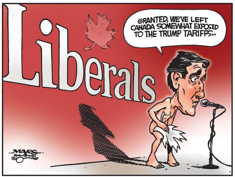Edmonton Journal editorial cartoons for March 2025