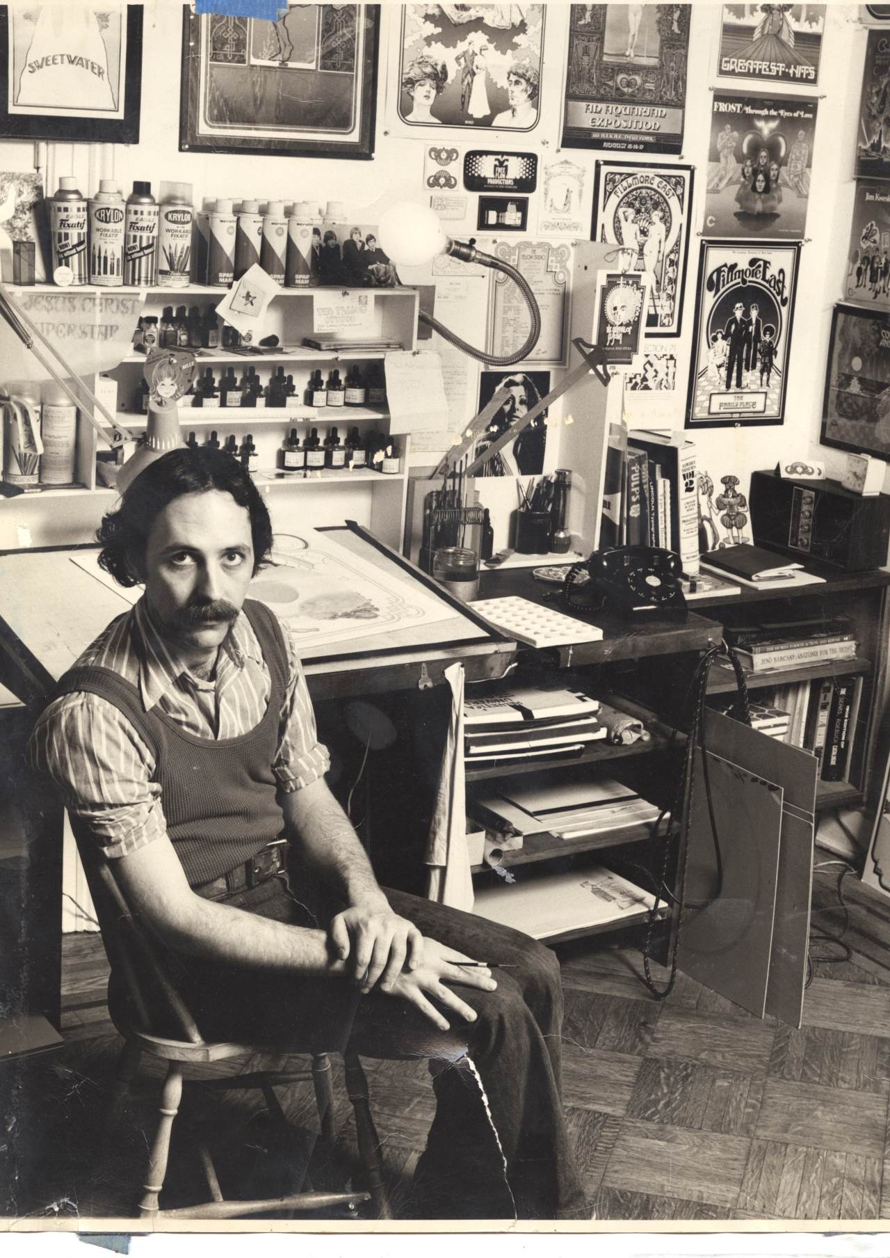 David Edward Byrd, Whose Posters Captured the Psychedelic Age, Dies at 83