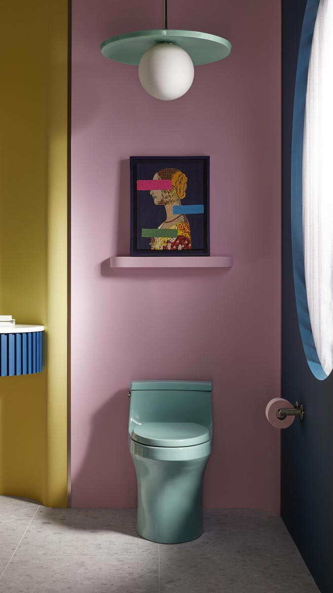 Colorful Toilets Are Everywhere Again—Would You Commit?