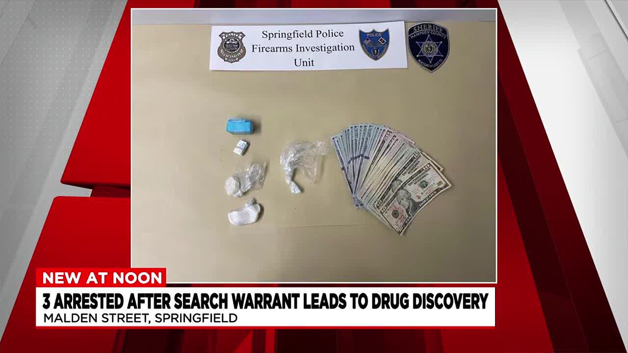 3 arrested following Springfield drug investigation