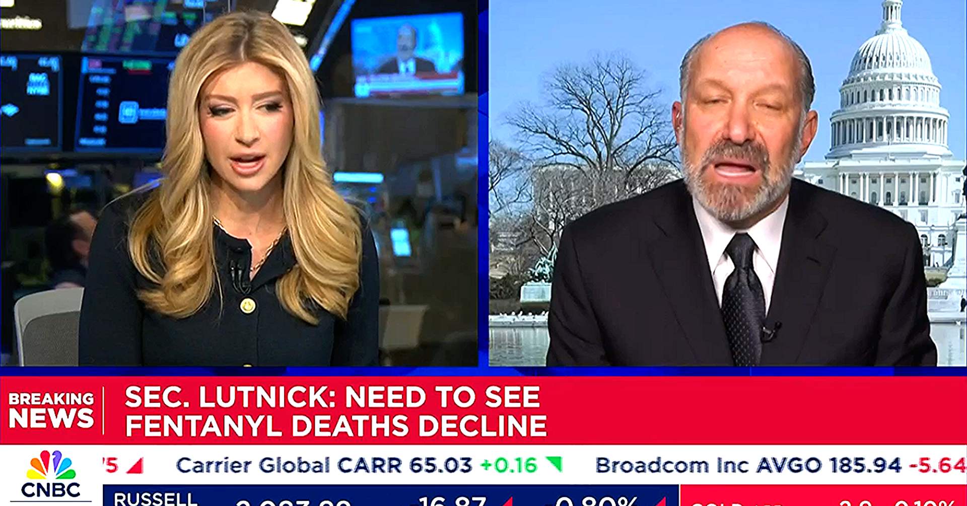 CNBC Host Busts Out Laughing As Trump Sec. Lutnick Gets Peppered By Co-Host