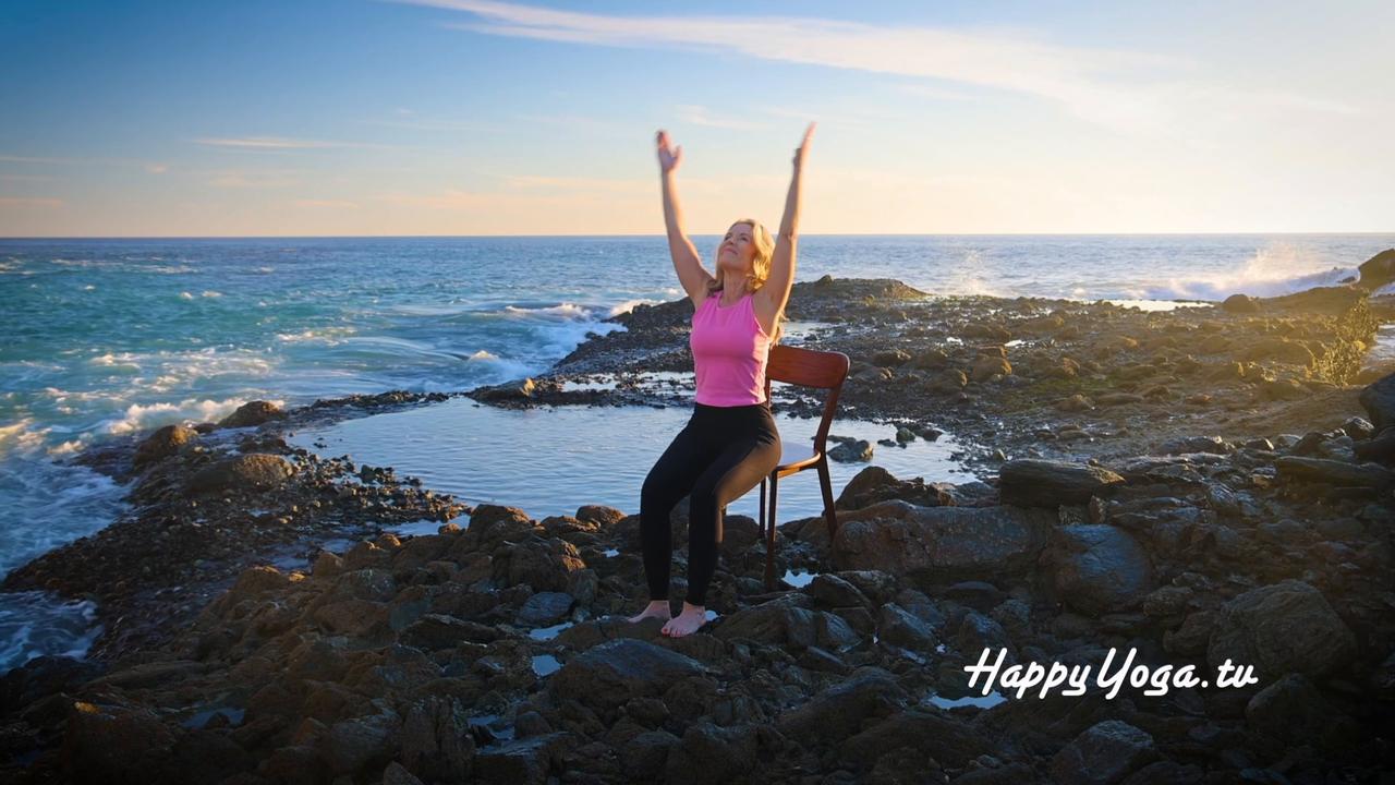 Quick Chair Yoga Flow for Stress Relief