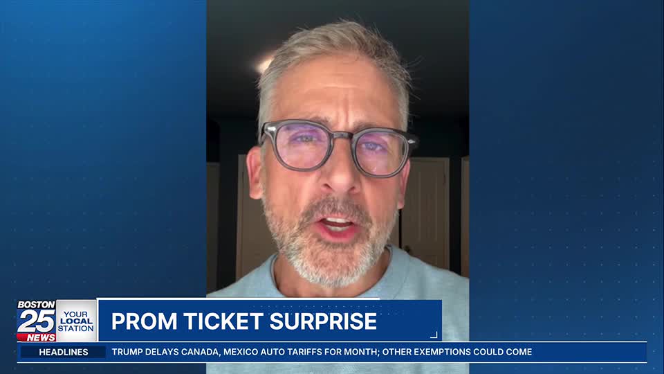 Massachusetts native Steve Carell surprises hundreds of students with ...