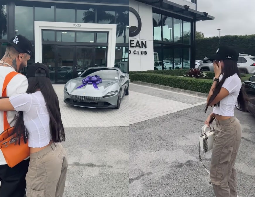 ¿Cuánto costó el Ferrari que Nicky Jam regaló a su esposa Juana ...